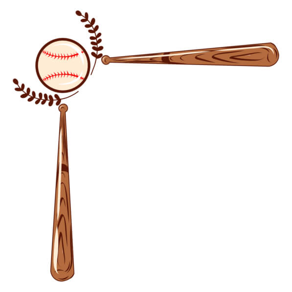 Download Baseball Elements: Wooden Bats and Ball with Fan Equipment ...