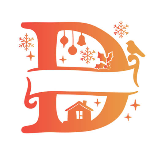 Download Festive Letter 'C' with Santa Hat Borders & Corners Online ...