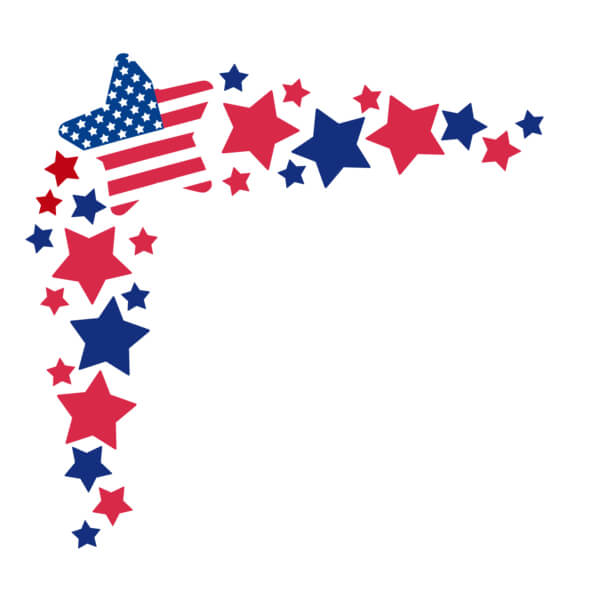 Download Patriotic Star-Shaped Frame for 4th of July Celebrations ...