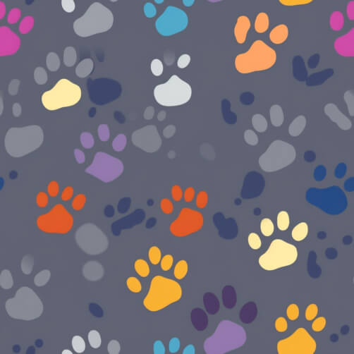 Download Colorful Dog Paw Prints Seamless Pattern Patterns Online ...