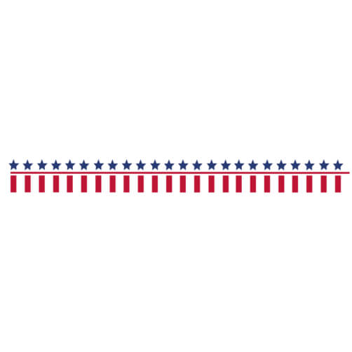 Download Patriotic Decorative Border in Red, White, and Blue Borders ...