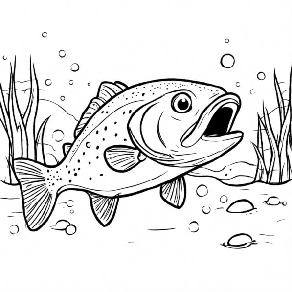 Download Educational Fish Image for Kids Coloring pages Online ...