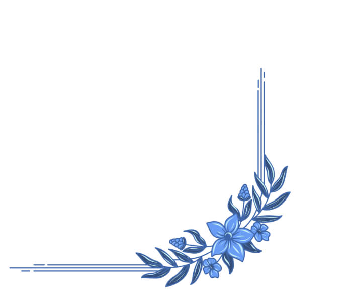 Bordes Y Marcos En Color Azul Bebé