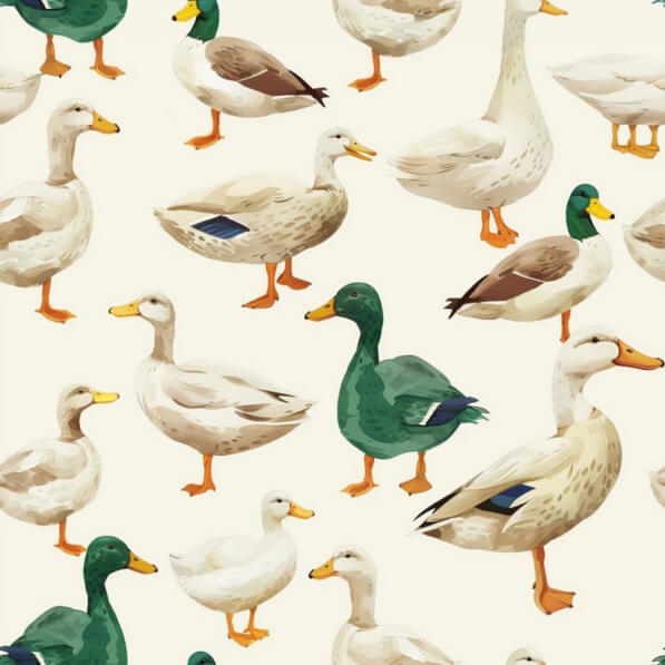 Download Seamless Duck Pattern Patterns Online - Creative Fabrica
