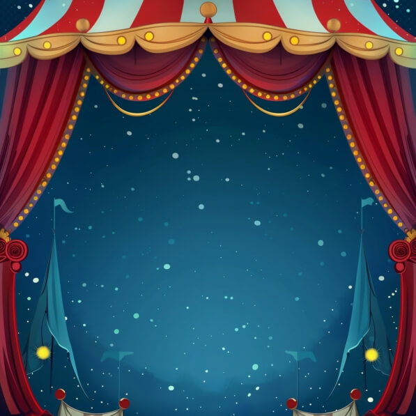 Descarga Carpa de Circo con Cortinas Rojas y Estrellas Fondos En Línea ...