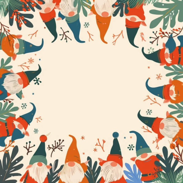Baixe Celebração Encantadora de Gnomos Backgrounds - Creative Fabrica