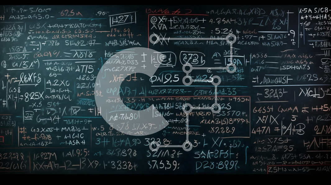 Download Educational Blackboard with Numbers, Letters, and Equations ...