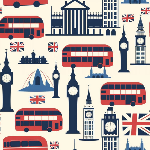 Scarica Veduta di Londra con la torre dell'orologio Big Ben e autobus ...