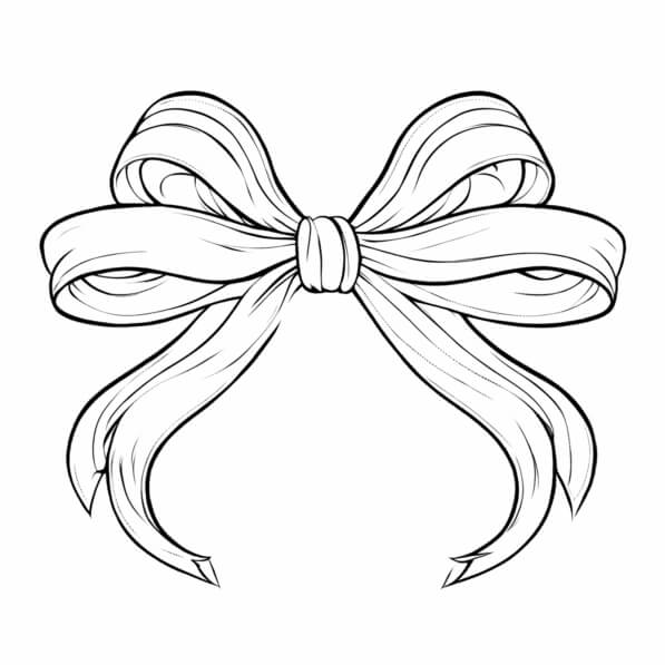 Free Ribbon Coloring pages - Download Printable Ribbon Coloring sheets ...