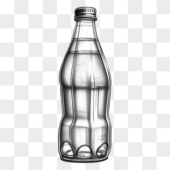Download Empty Coca-Cola Bottle Drawing Sketches Online - Creative Fabrica