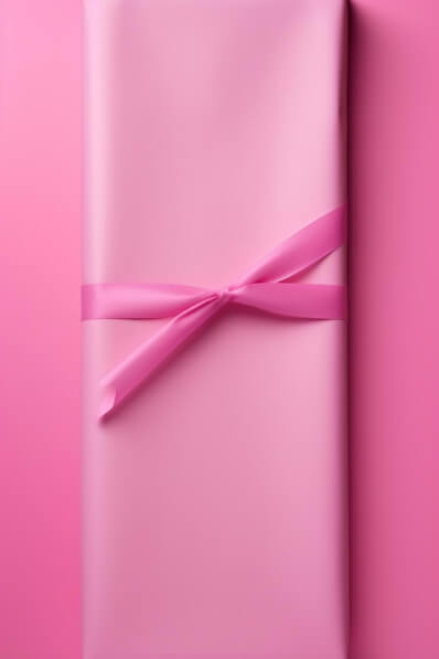 Download Pink Gift Wrap with Ribbon Mockups Online - Creative Fabrica