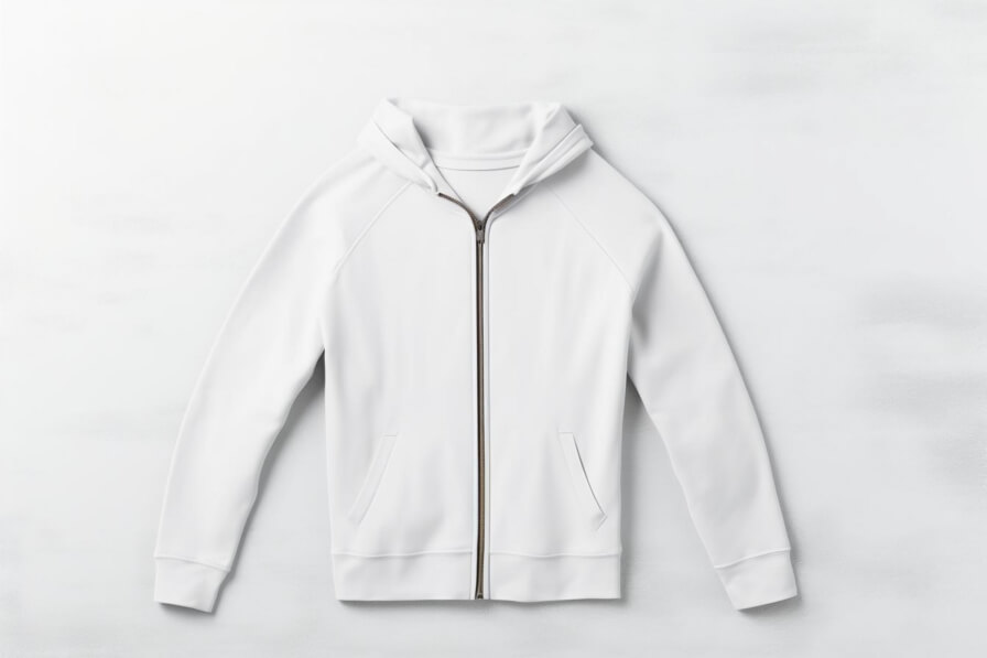 Download White Zip-Up Hoodie Mockup Mockups Online - Creative Fabrica