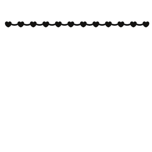 Download Valentine's Day Card Template with Hearts Line Borders ...