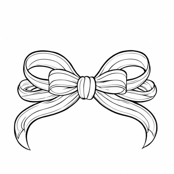 Free Ribbon Coloring pages - Download Printable Ribbon Coloring sheets ...