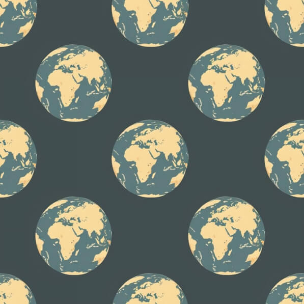 Download Seamless Earth Globe Pattern Patterns Online - Creative Fabrica