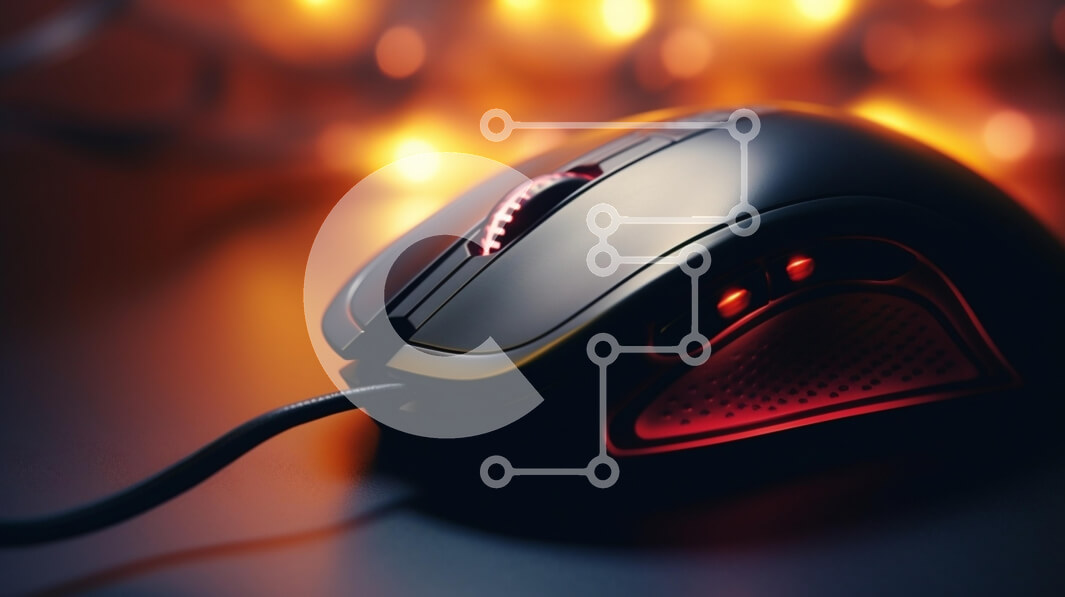 Download Black and Red Illuminated Computer Mouse Stockphotos Online ...