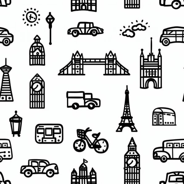 Download London City Buildings Seamless Pattern Patterns Online ...