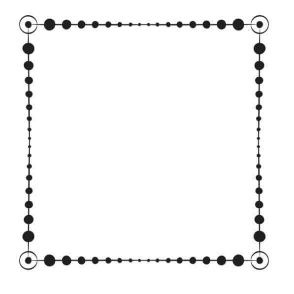 Download Black and White Ornamental Square Frame Frames Online ...