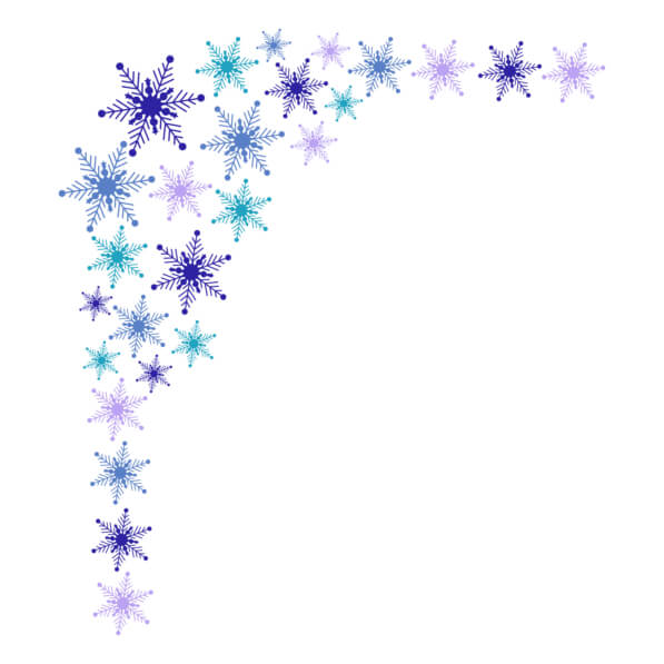 Download Snowflake Corner Decoration Borders & Corners Online ...