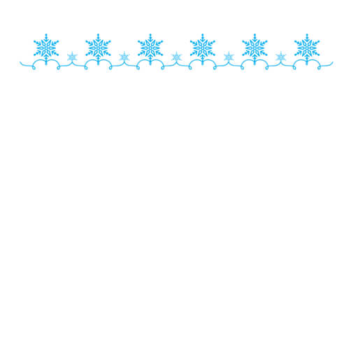 Download Snowflake Border with Blue, White, and Purple Snowflakes ...