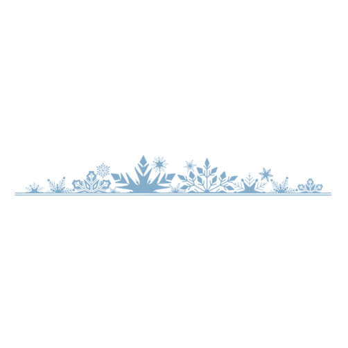 Download Blue Snowflake Border Design Borders & Corners Online ...
