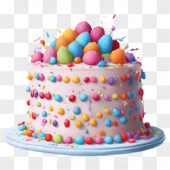 Scarica Torta di celebrazione colorata Cartoni animati Online ...