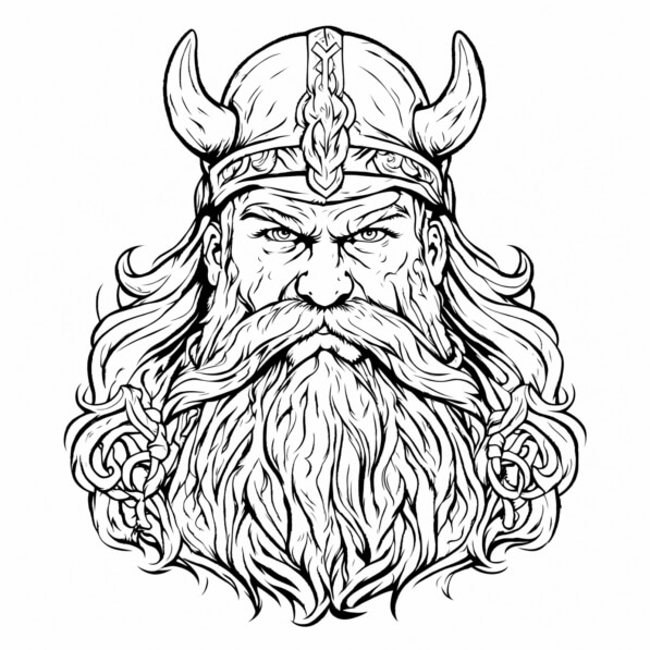 Coloriage Viking Coloriage Viking