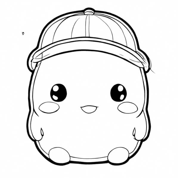 Download Cute Kawaii Cartoon Character Coloring Page Coloring pages ...