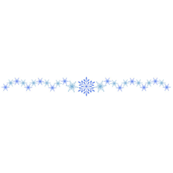 Download Snowflake Border for Winter and Holiday Decor Borders ...