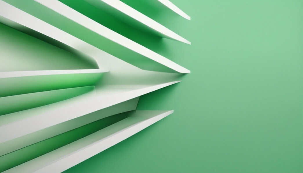 Descarga Pared Verde Abstracta con Estantes de Papel Fondos En Línea ...