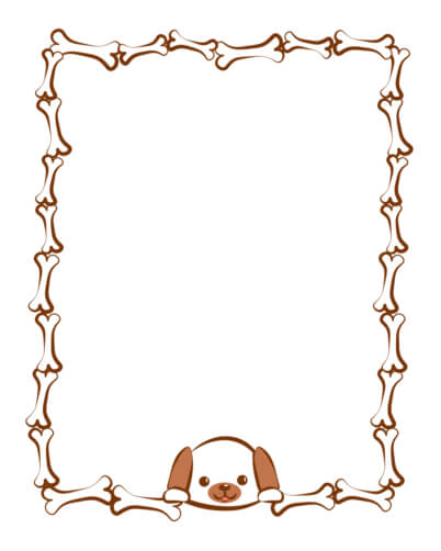 Download Dog Bone Outline Frames Online - Creative Fabrica