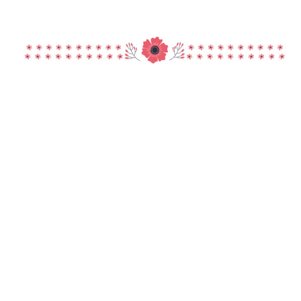 Download Pink Flower Envelope with Polka Dots Borders & Corners Online ...