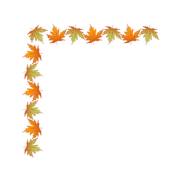Download Autumn Leaf Frame Borders & Corners Online - Creative Fabrica