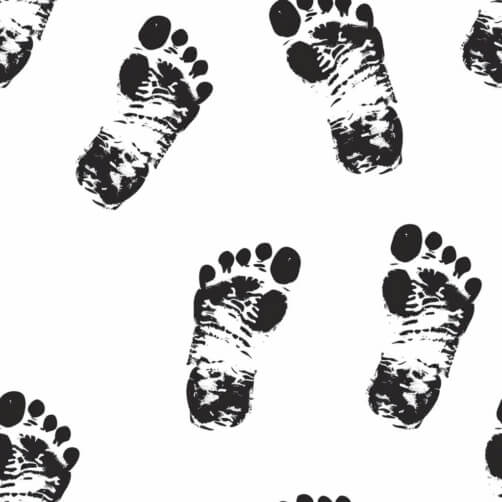 Download Colorful Baby Footprints Seamless Pattern Patterns Online ...