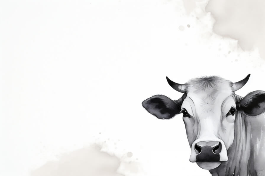 Baixe Vaca preta e branca em fundo abstrato Backgrounds - Creative Fabrica