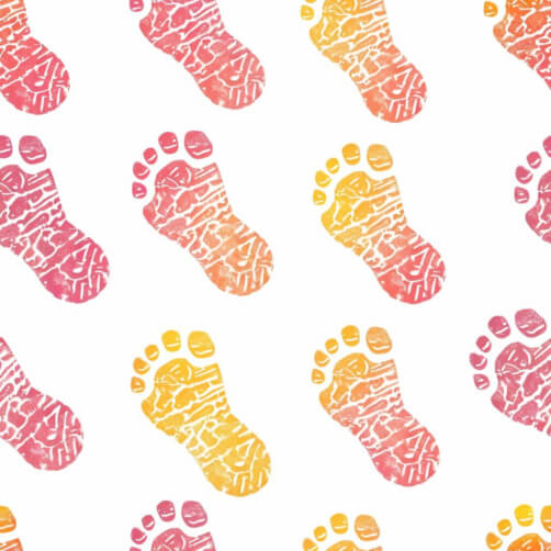 Download Colorful Footprints Seamless Pattern Patterns Online ...