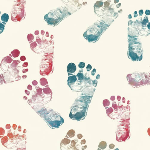 Download Seamless Footprint Pattern Patterns Online - Creative Fabrica