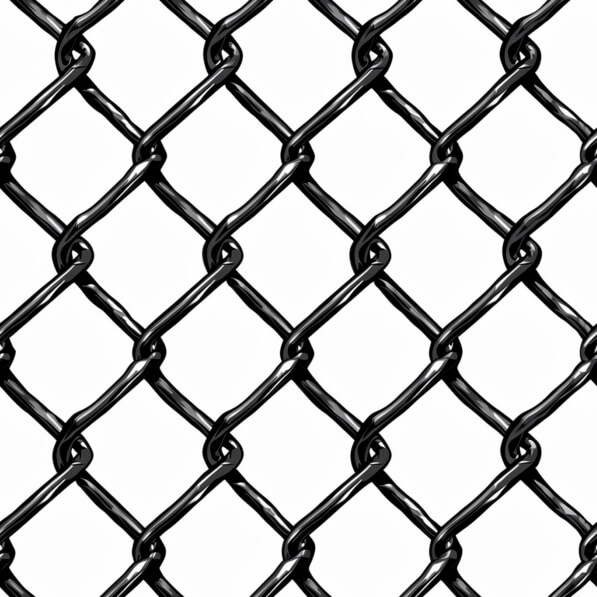 Download Black and White Chain Link Fence with 'Chain Link Fencing ...