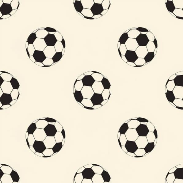 Télécharger Motif sans couture de ballon de soccer sur fond beige ...