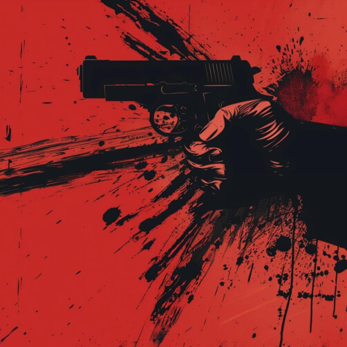 Download Gun with Blood Splatter Backgrounds Online - Creative Fabrica