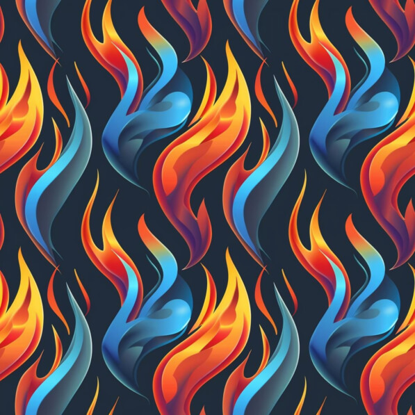 Download Colorful Fire Flames Seamless Pattern Patterns Online ...
