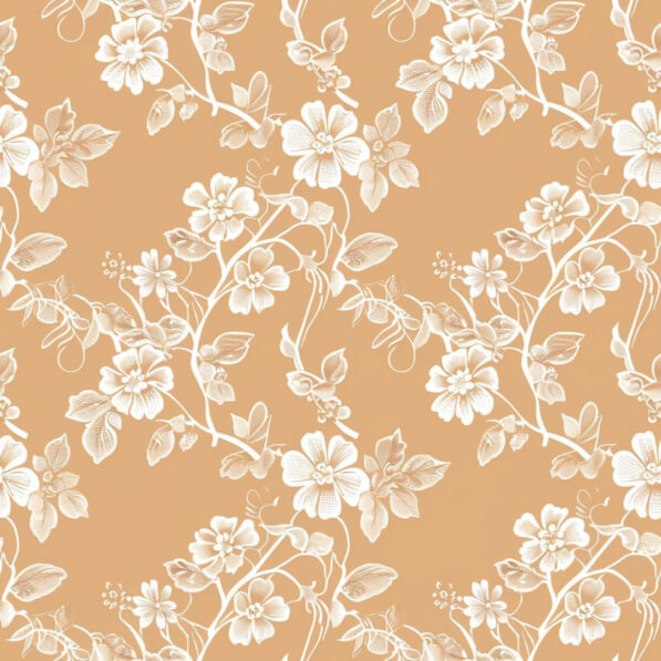 Download Seamless White Floral Pattern Patterns Online - Creative Fabrica
