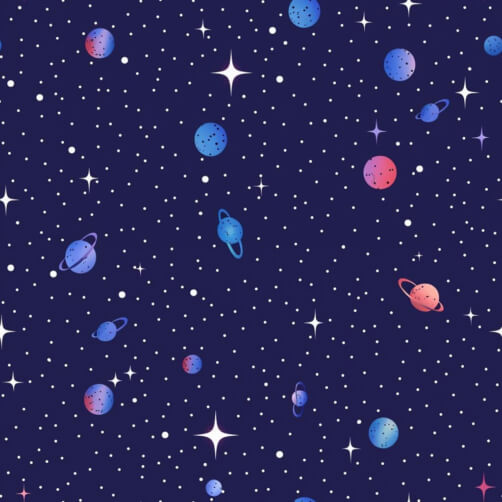 Download Seamless Space Pattern of Planets, Stars, and Moons Patterns ...