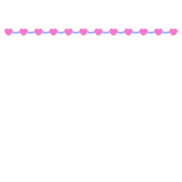 Download Pink and Blue Heart Border Borders & Corners Online - Creative ...