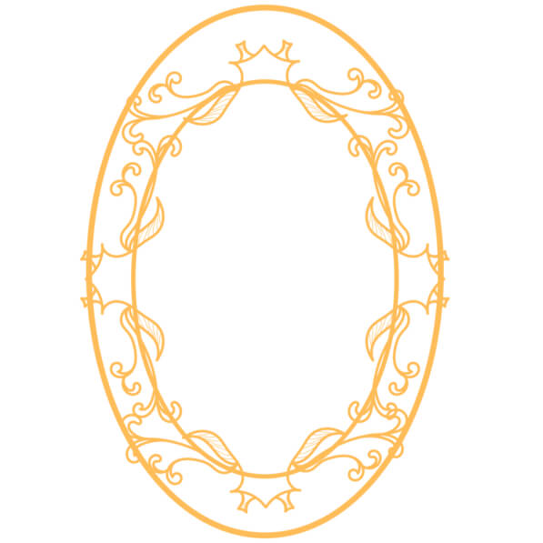 Download Ornate Oval Frame with Crown and Floral Designs Frames Online ...