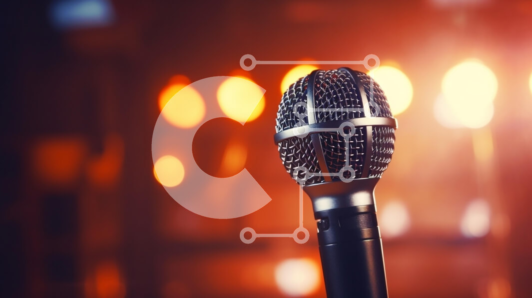 Download Illuminated Microphone for Recording Performances and Voice ...