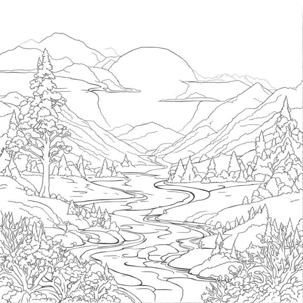 Free Nature Coloring pages - Download Printable Nature Coloring sheets ...