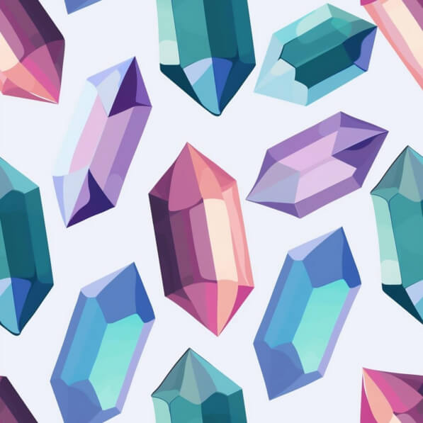 Download Colorful Crystal Seamless Pattern Patterns Online - Creative ...