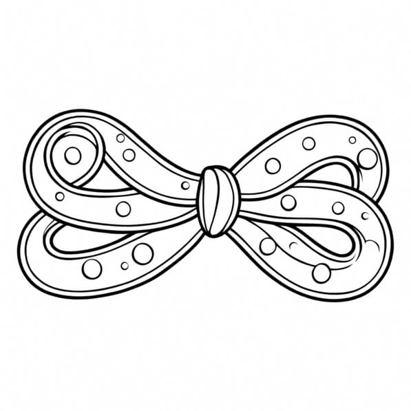 Descarga Imagen de lazo en blanco y negro para colorear educativamente ...