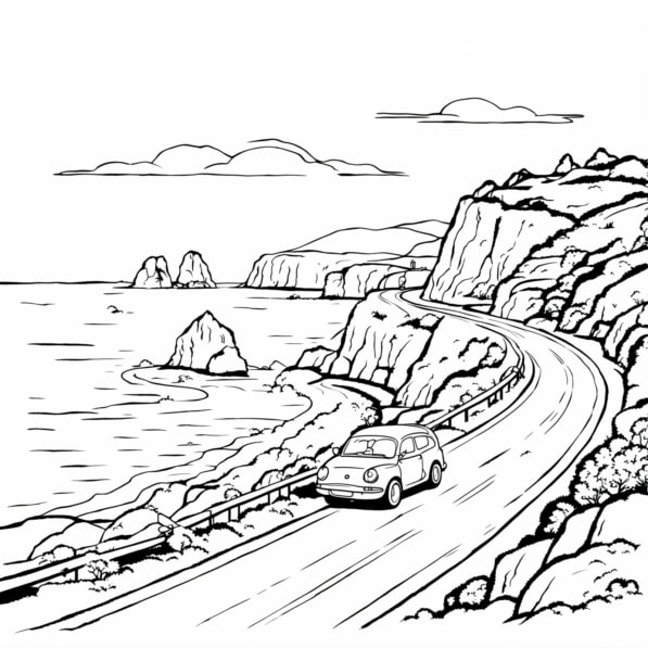 Free Road Coloring pages - Download Printable Road Coloring sheets ...